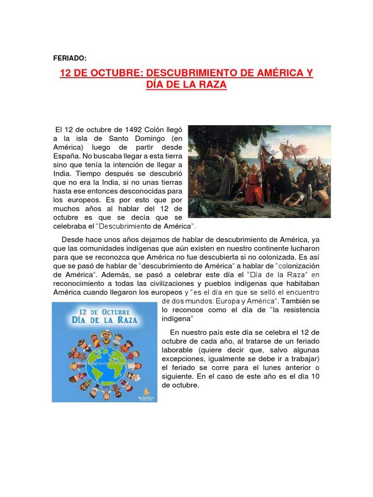 12 de Octubre PDF | PDF