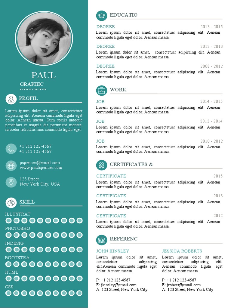 Resume 4 | Download Free PDF | Web Development