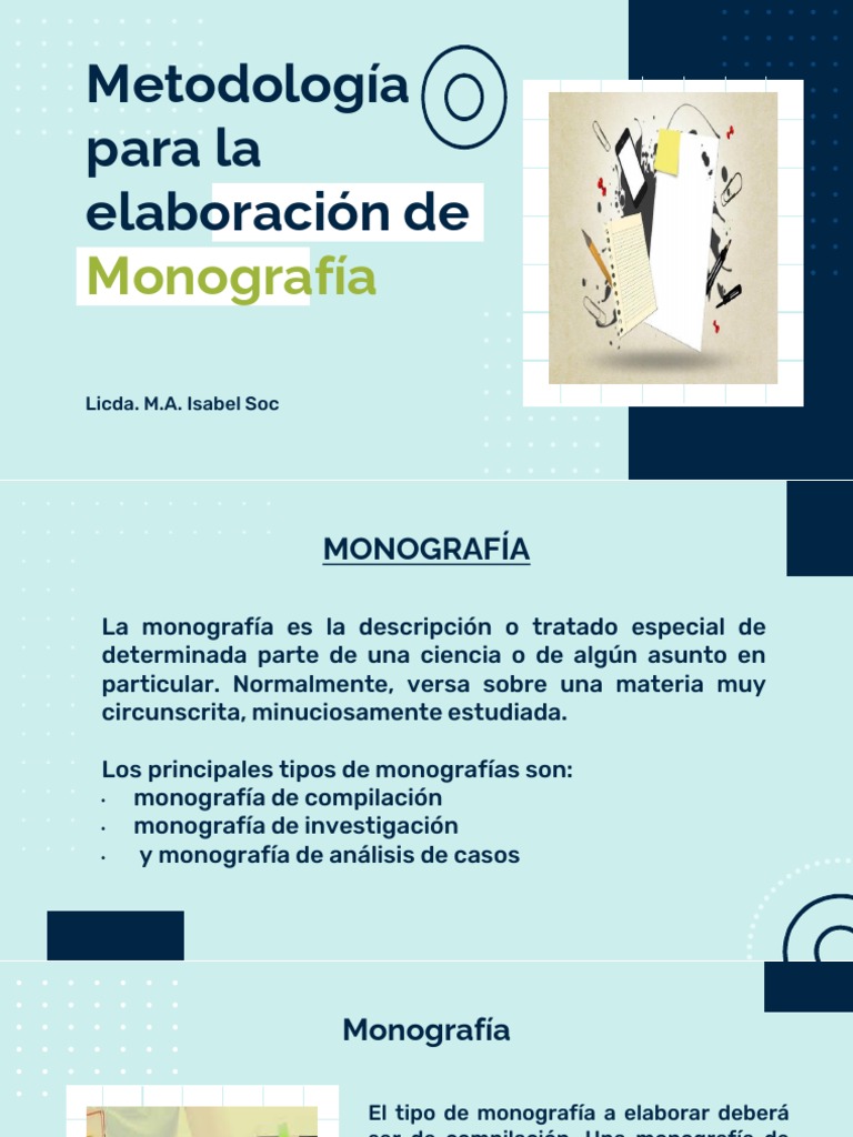 Elaboración de Monografía | PDF | Evaluación