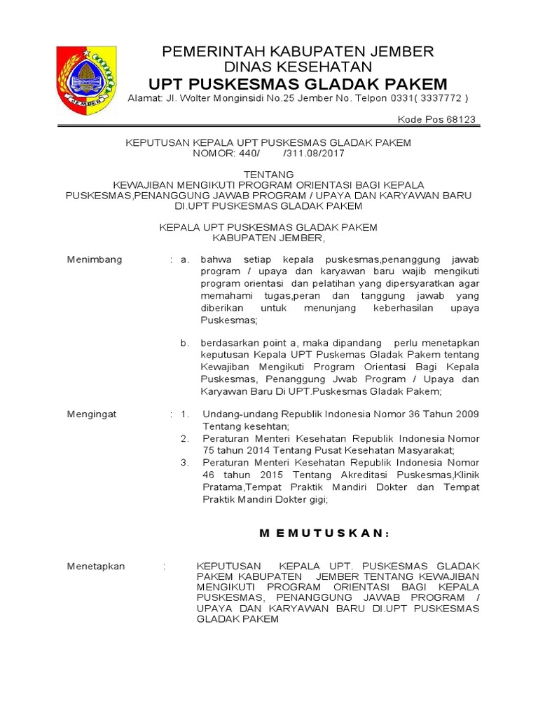 Lampiran 2 Contoh SK PAKEM | PDF