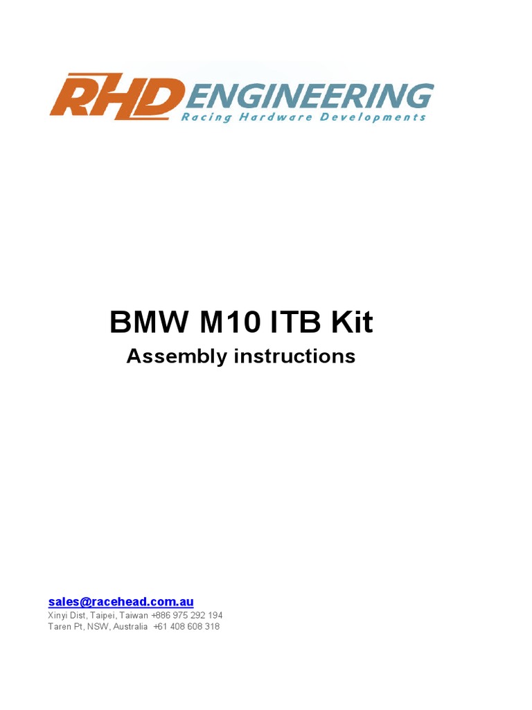 M10 Complete Pdf Pdf Throttle Internal Combustion Engine