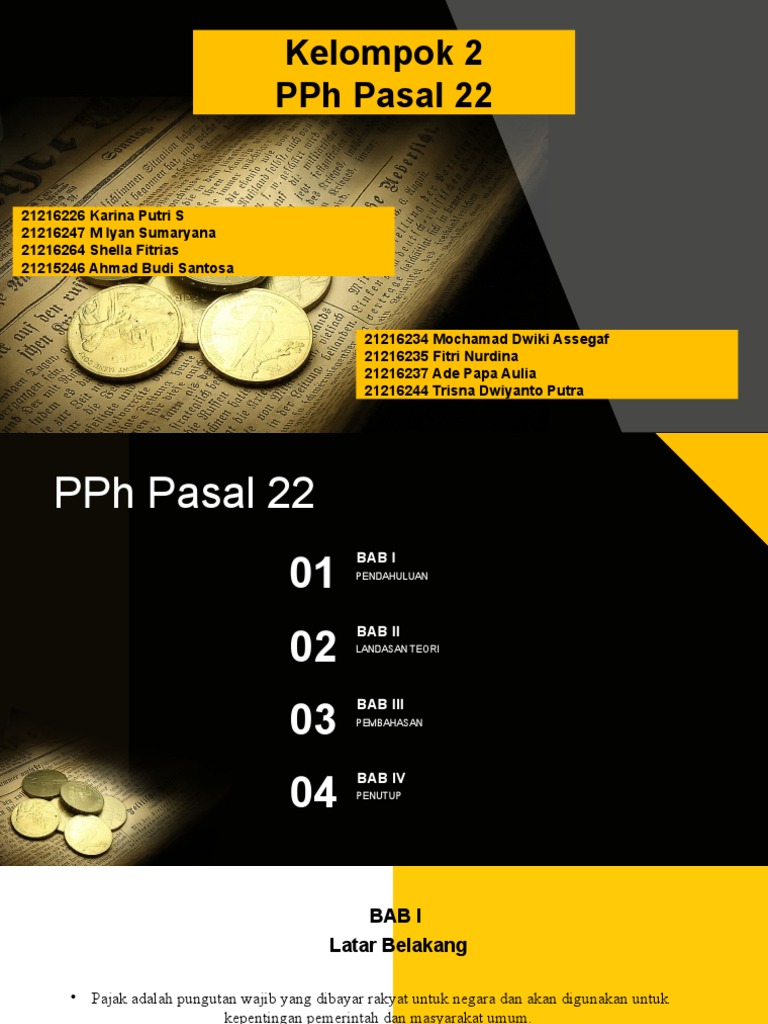 Panduan Lengkap PPh Pasal 22 | PDF