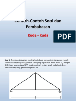 Jarak Gording Atap Rumah Dan Perhitungannya | PDF