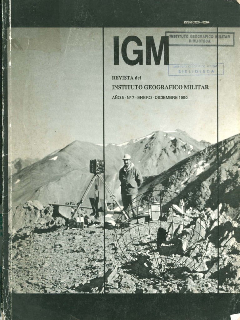 Revista 7 Del IGM - 1990 PDF | PDF | Oficial general | Cartografía