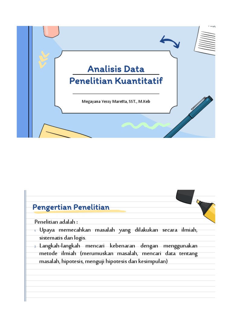 Panduan Analisis Data Penelitian | PDF