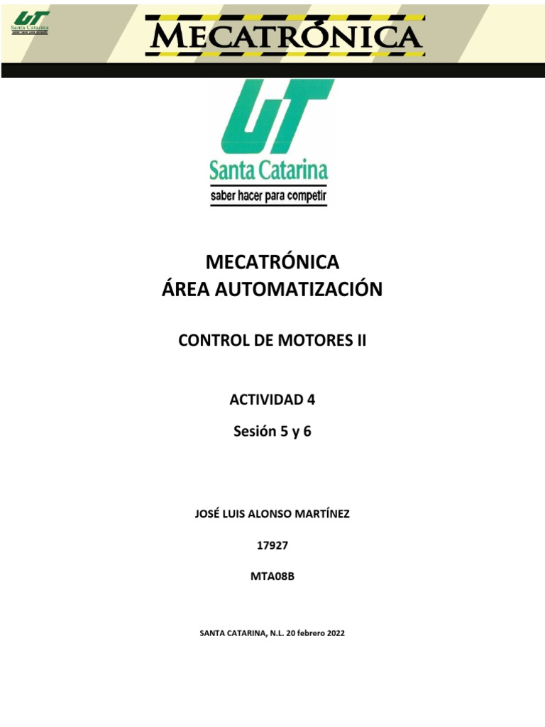 MECA CM2 Act4 | PDF | Motor eléctrico | Corriente eléctrica