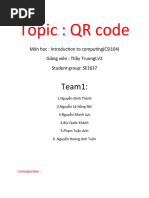 QR Code Final Report | PDF | Qr Code | Encryption