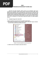 Modul Ms Word 2013 | PDF