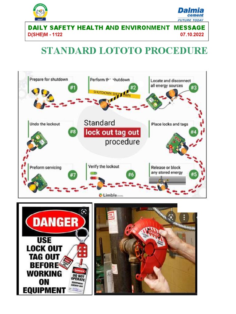 D (SHE) M - 1122 - LOTOTO Procedure | PDF