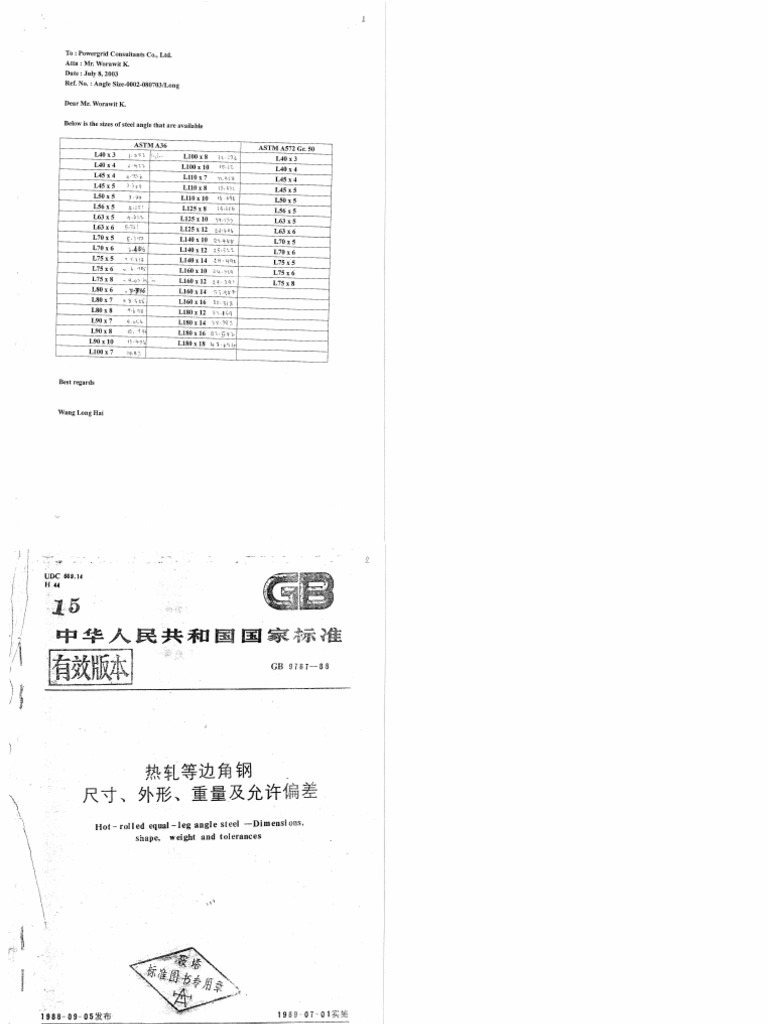 China Steel Specification | PDF