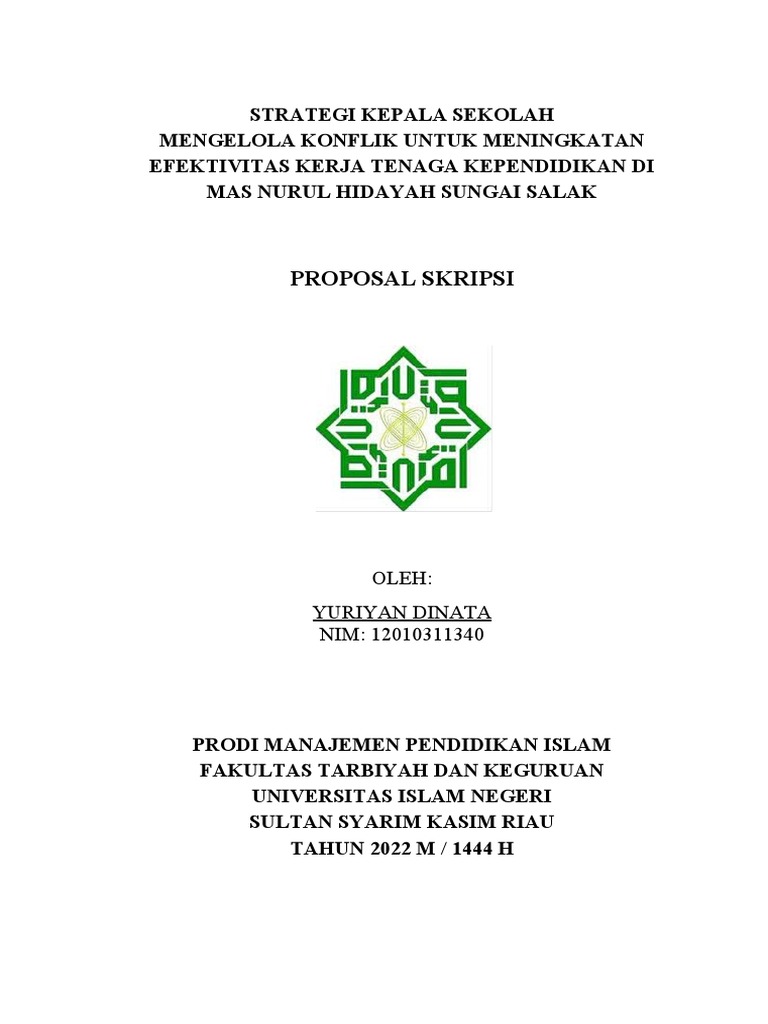 Proposal Awi | PDF | Karier & Perkembangan | Bisnis