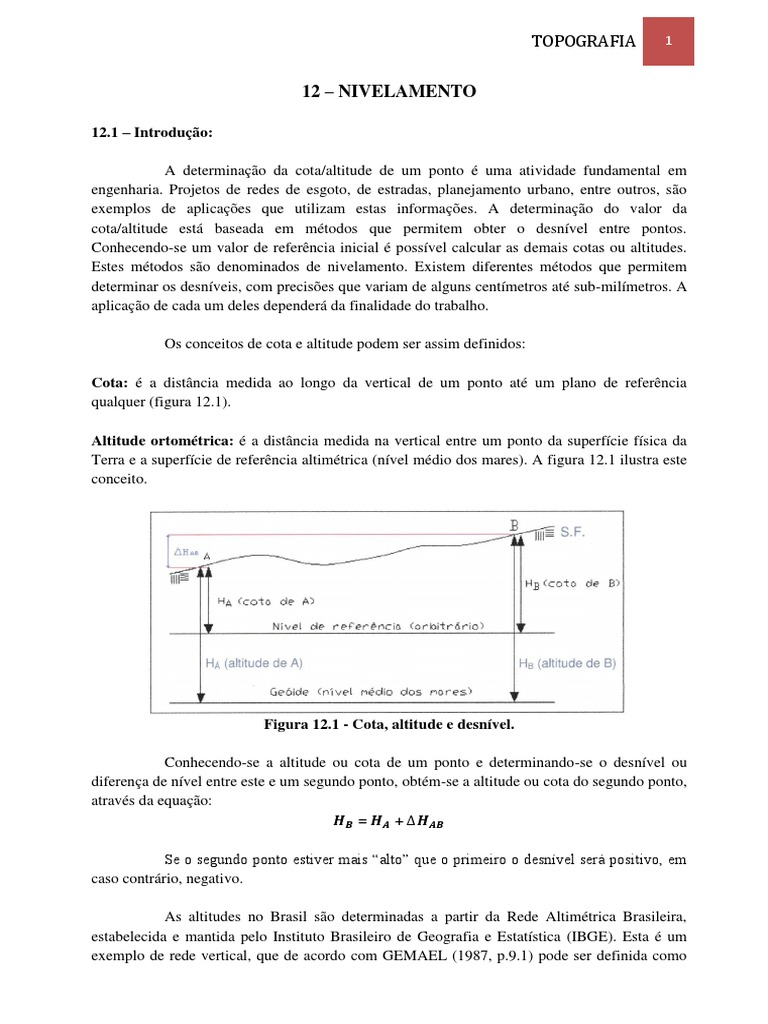 Top Nivelamento | PDF | Distância | Science