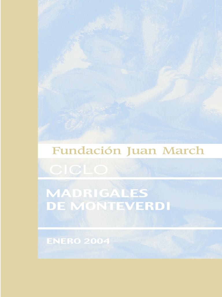 Ciclo de Madrigales de Monteverdi | PDF | Las artes escénicas