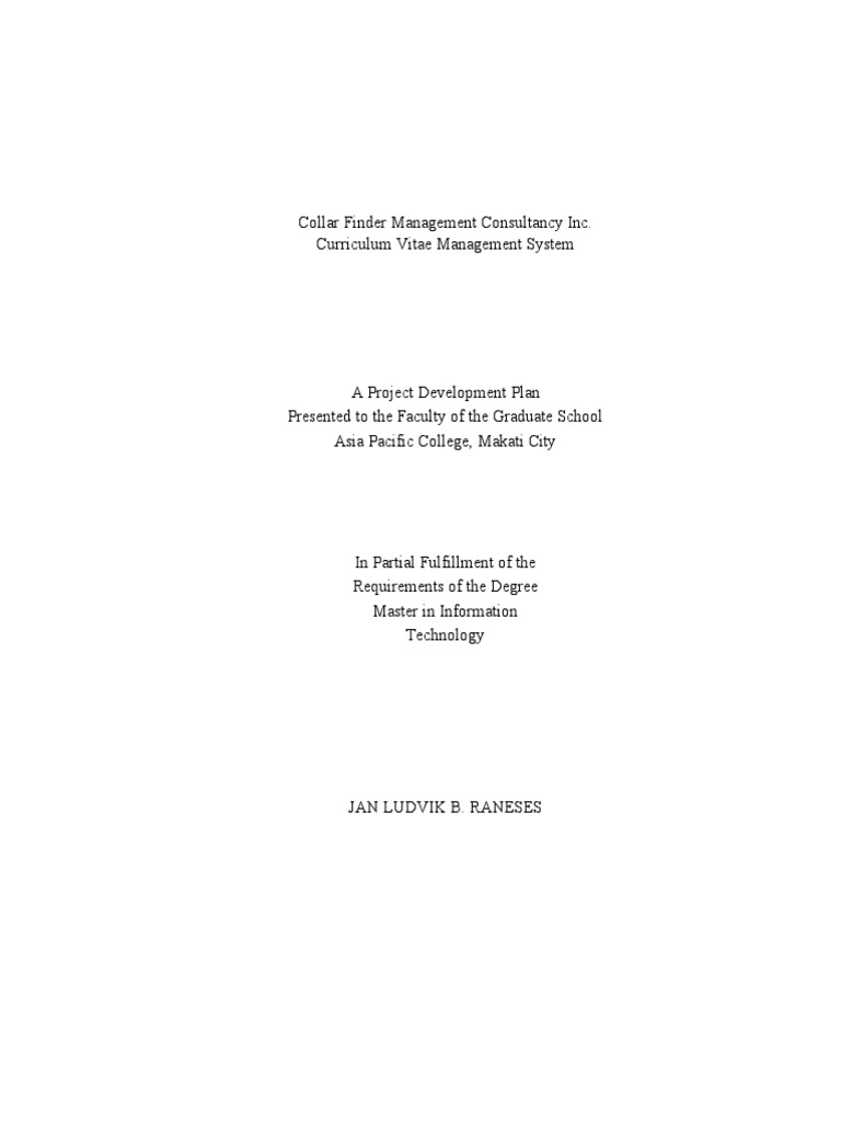 Sample Capstone Project Pdf Software Testing Project Management