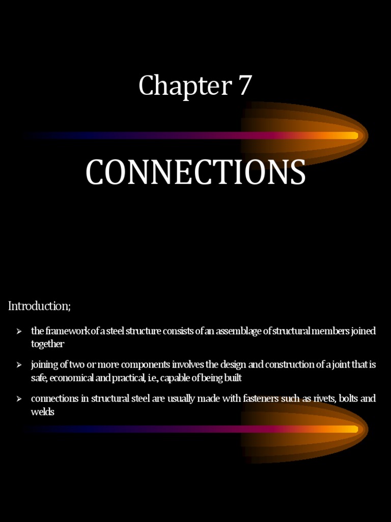 Bolted Connections in Steel Structures | PDF | Screw | Rivet