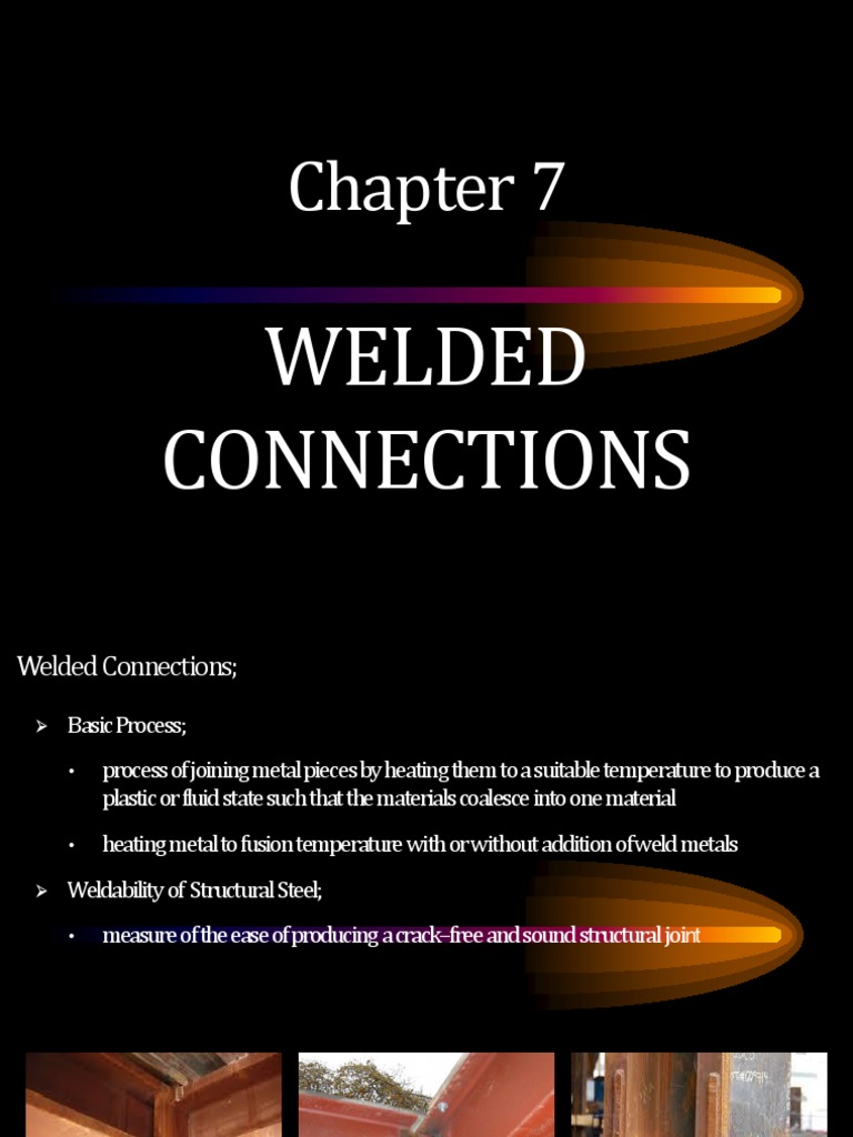 Chapter 7 - (Welded Connections) | Download Free PDF | Welding ...