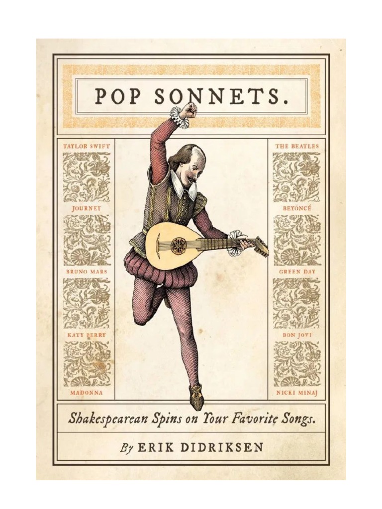 Pop Sonnets by Erik Didriksen | PDF