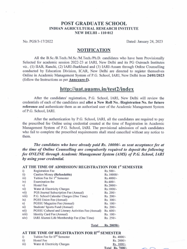 UGNotification 2223 PDF | PDF