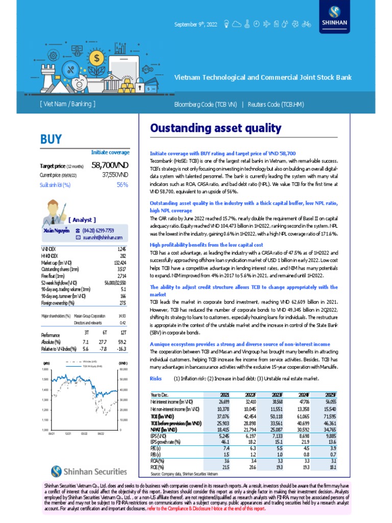 TCB En1 | PDF | Banks | Stocks