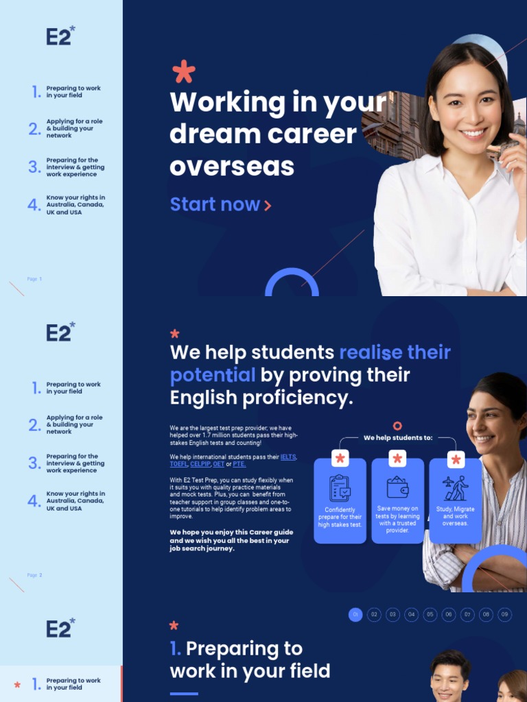 E2 Work In Your Dream Country Guide Pdf | Pdf | Internship | Job Hunting