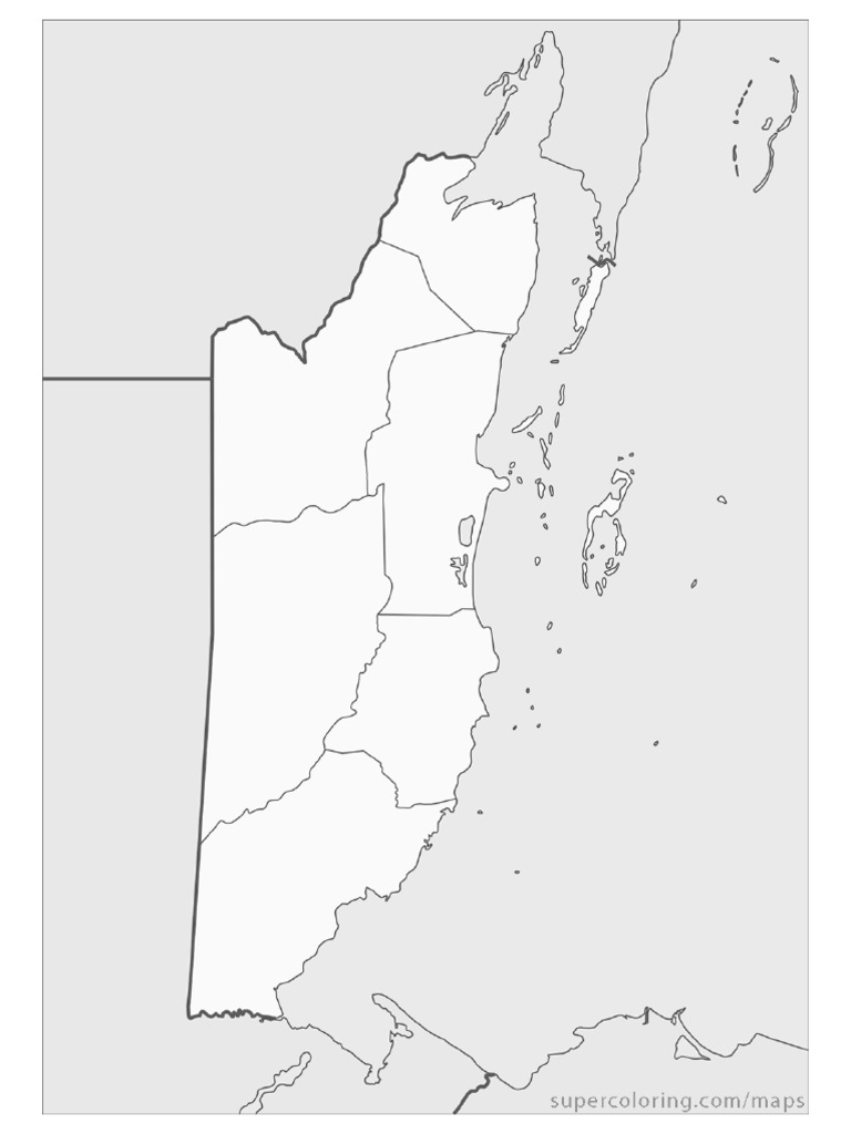 Belize Map Coloring Page | PDF