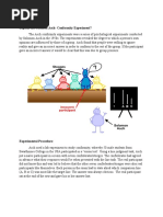 Aschs Study Strengths and Weaknesses | PDF | Experiment | Conformity
