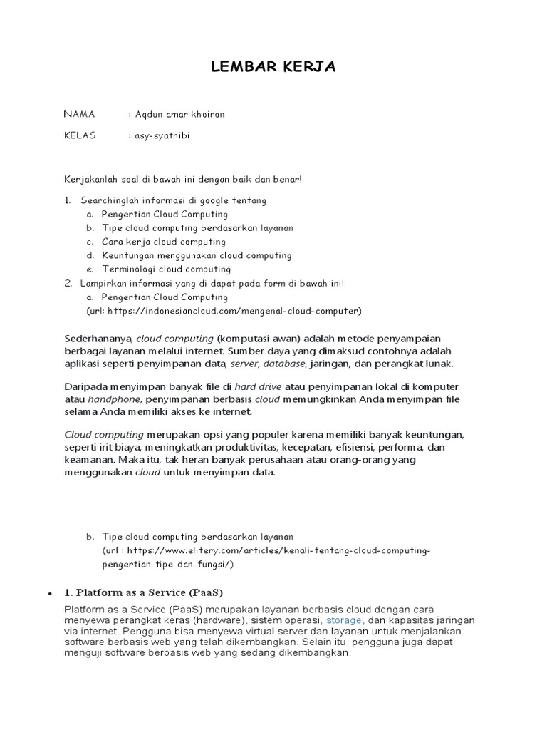 Panduan Lengkap Cloud Computing | PDF