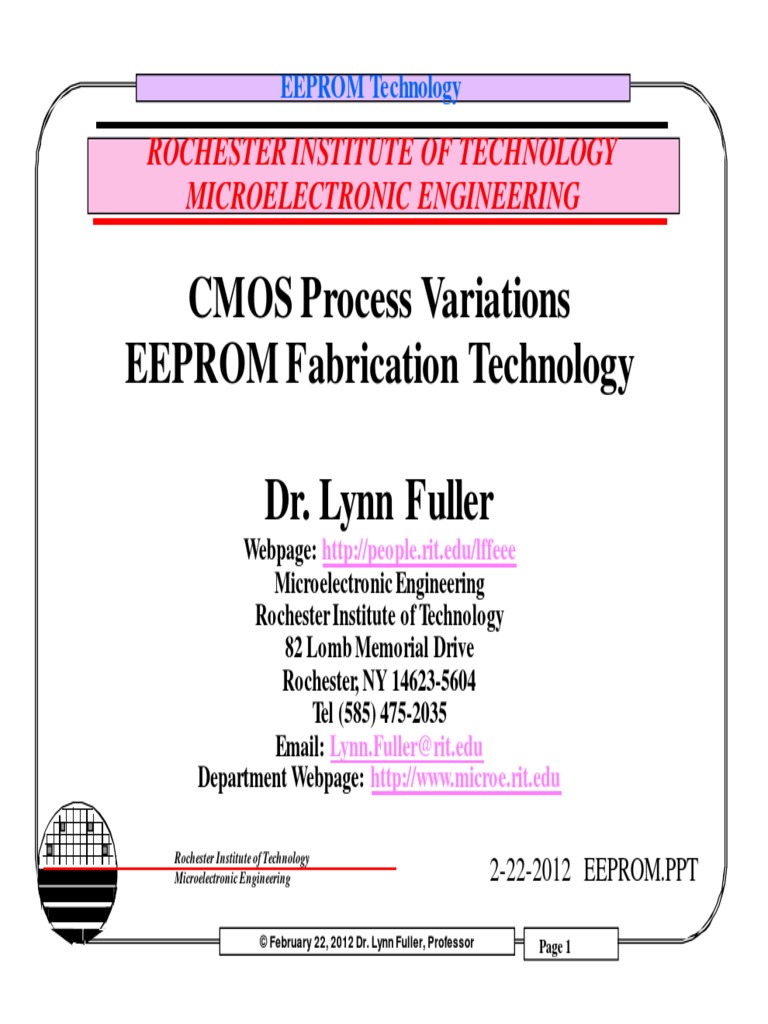 EEPROM | PDF | Flash Memory | Random Access Memory