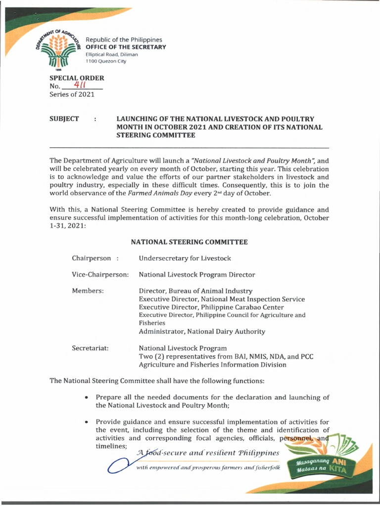 Launch of National Livestock Month 2021 | PDF | Livestock | Agriculture