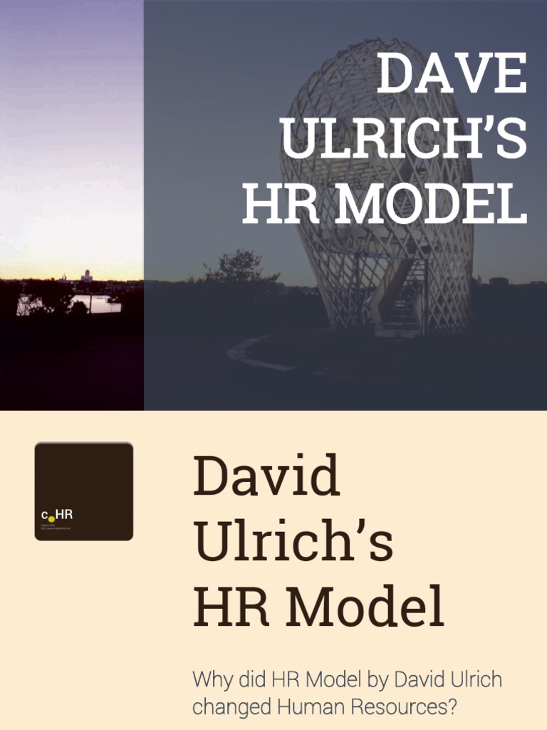 David Ulrich HR Model 131227160622 Phpap | PDF | Human Resources ...