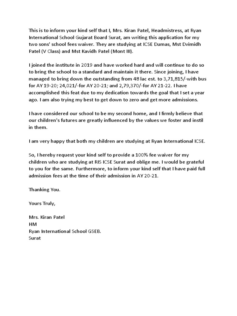 Fees Concession | PDF