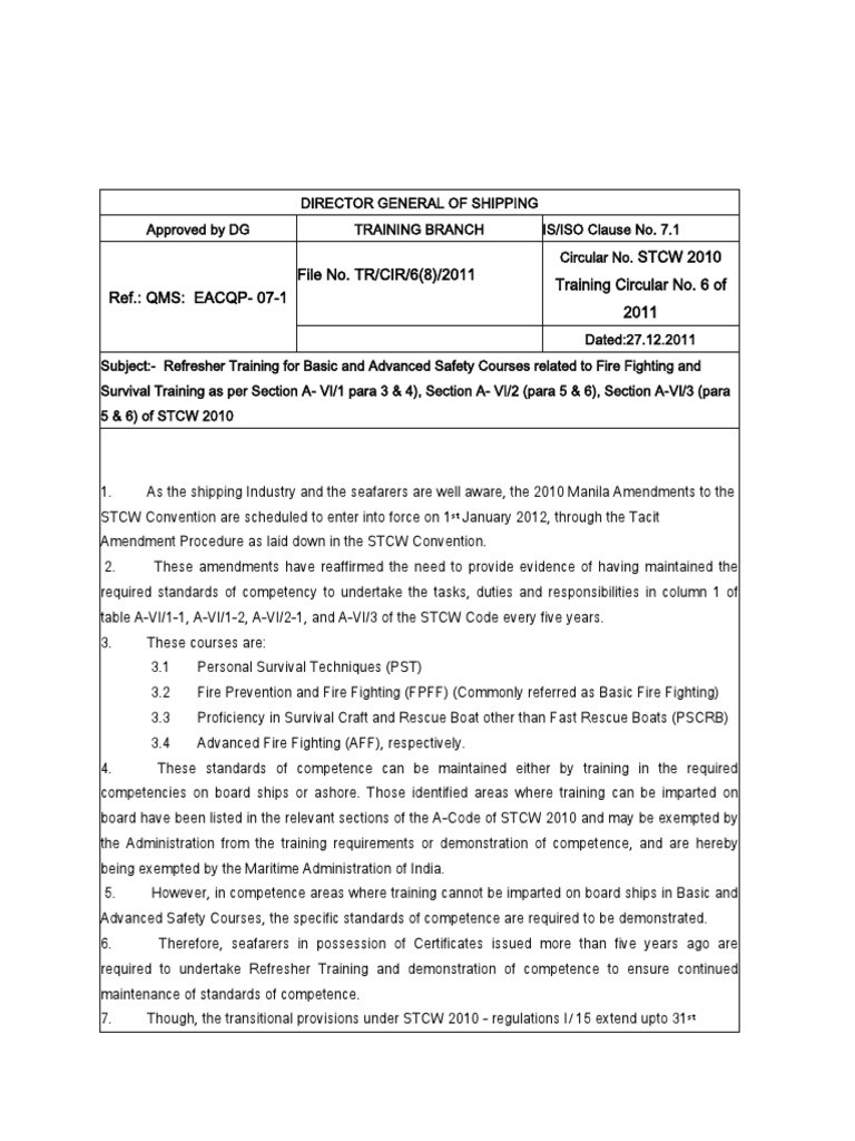 Refresher Courses | PDF