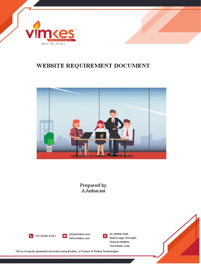 Website Requirement Overview | PDF | Websites | World Wide Web