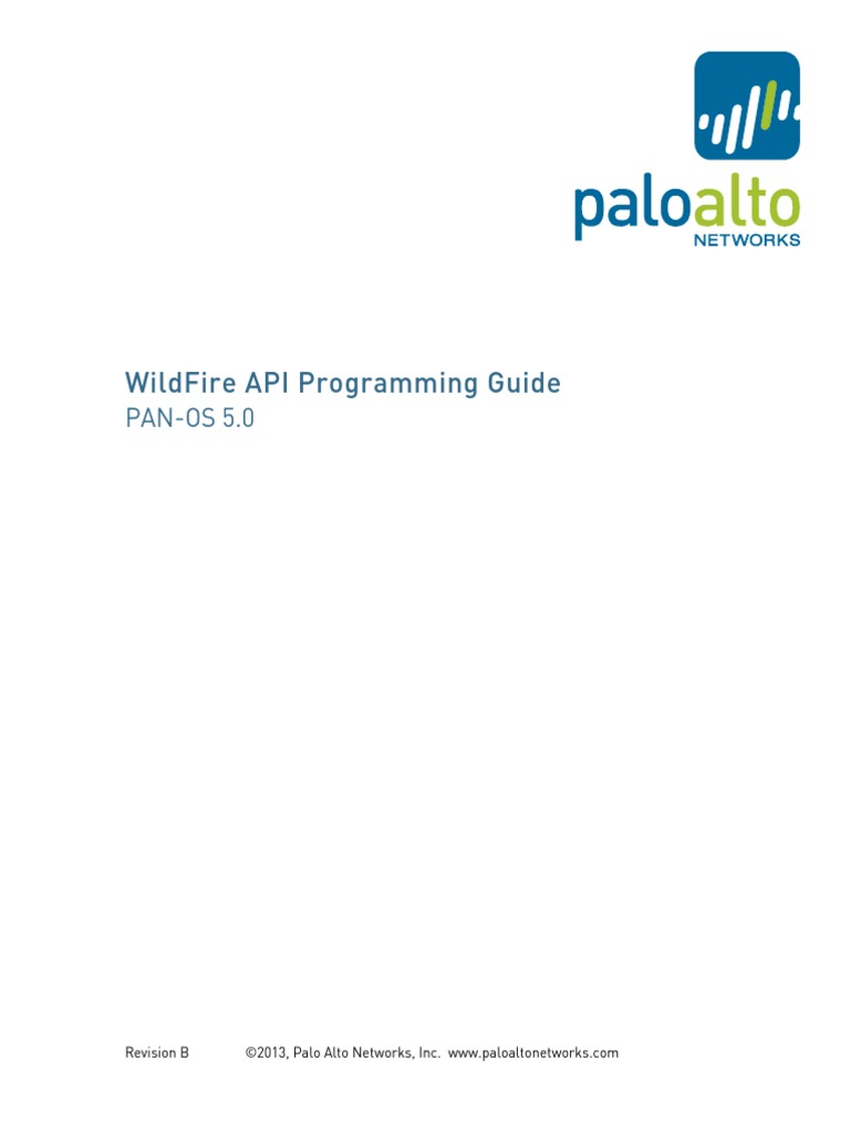 WildFire API-5.0 RevB | PDF | Representational State Transfer ...