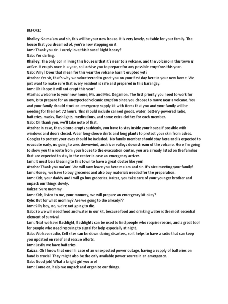 Sci Volcano Roleplay | PDF | Volcano