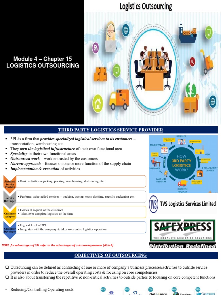 Logistics Outsourcing Overview | PDF | Outsourcing | Logistics