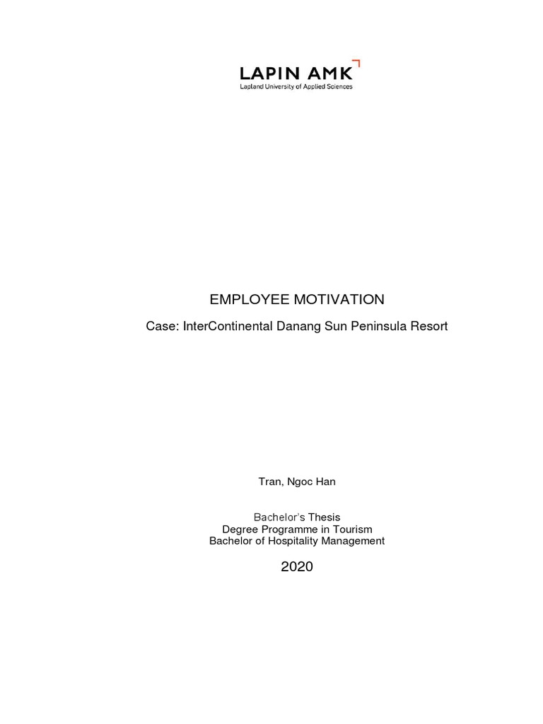 Employee Motivation | PDF | Motivation | Motivational