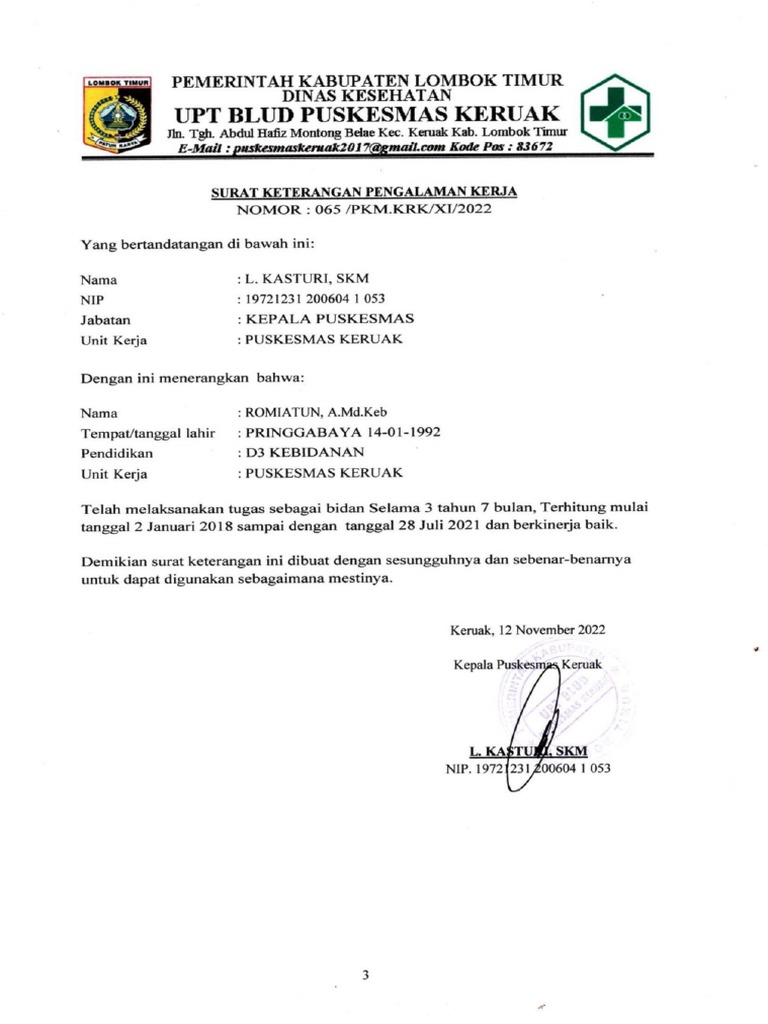 SKPK Puskesmas | PDF