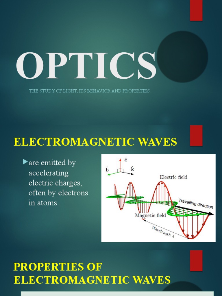 G12 #2-1 Optics | PDF | Electromagnetic Spectrum | Reflection (Physics)