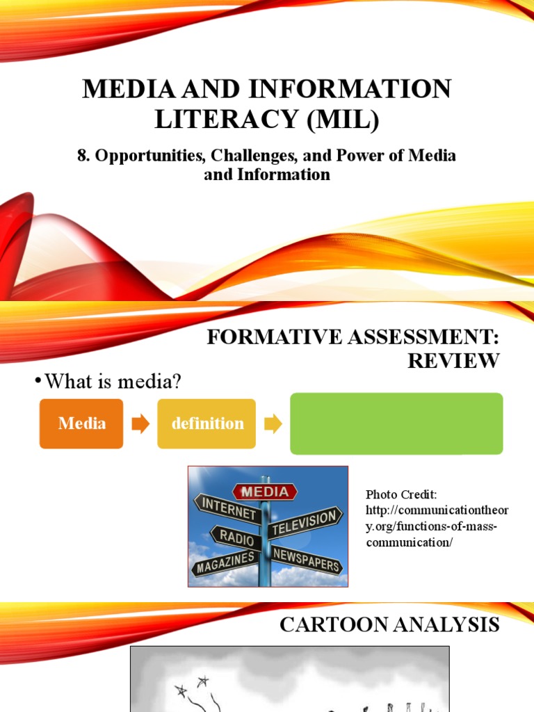 Media and Information Literacy (MIL) - Opportunities, Challenges, and ...