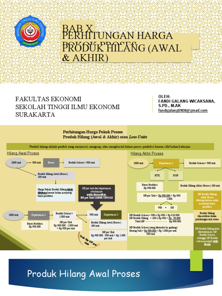 Bab X Produk Hilang | PDF