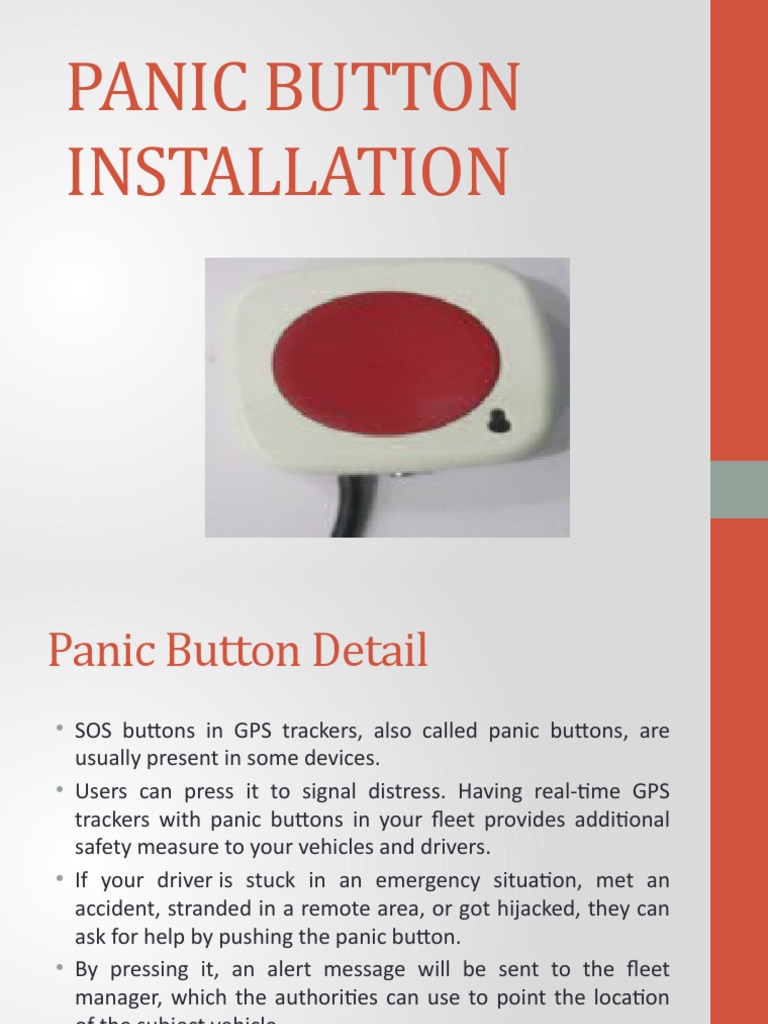 Panic Button Installation Guide | PDF