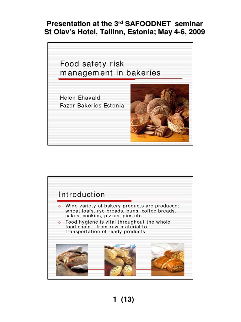Food Safety Risk Management in Bakeries | PDF | Breads | Pest Control