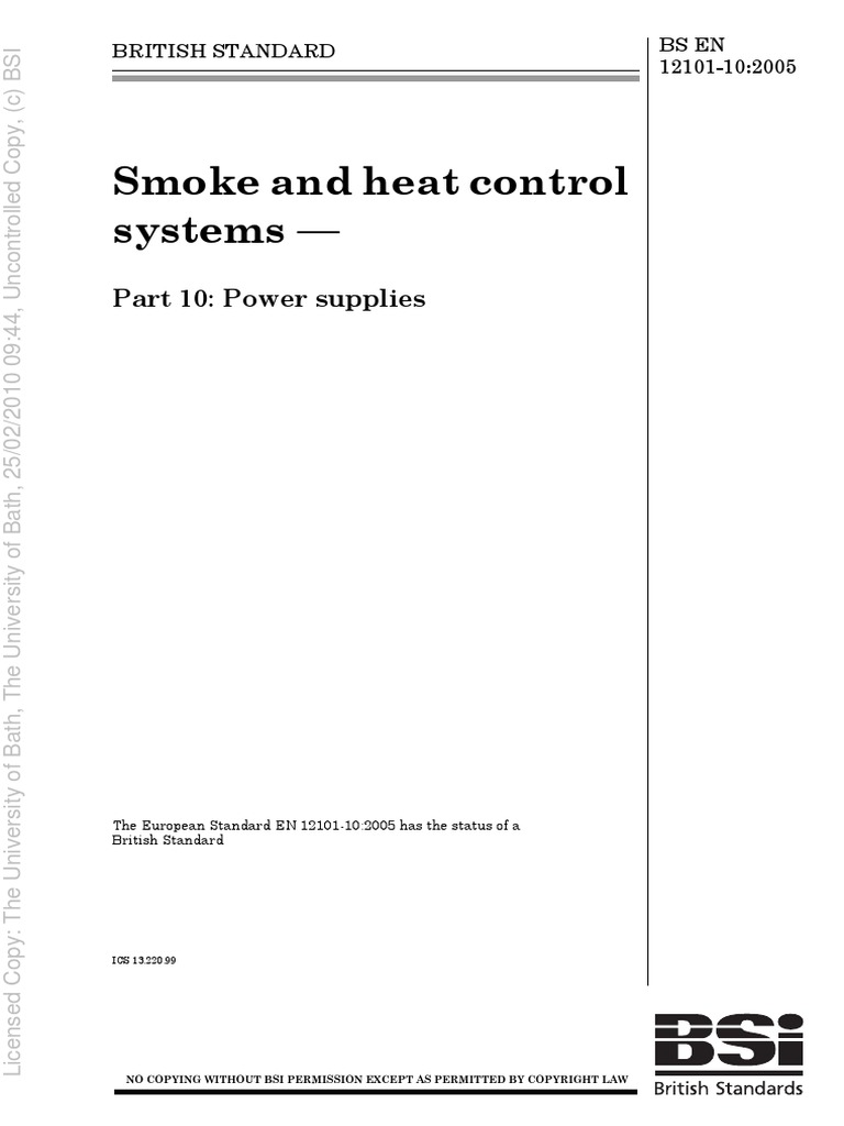 BS en 12101-10-2005 | Download Free PDF | Ventilation (Architecture ...