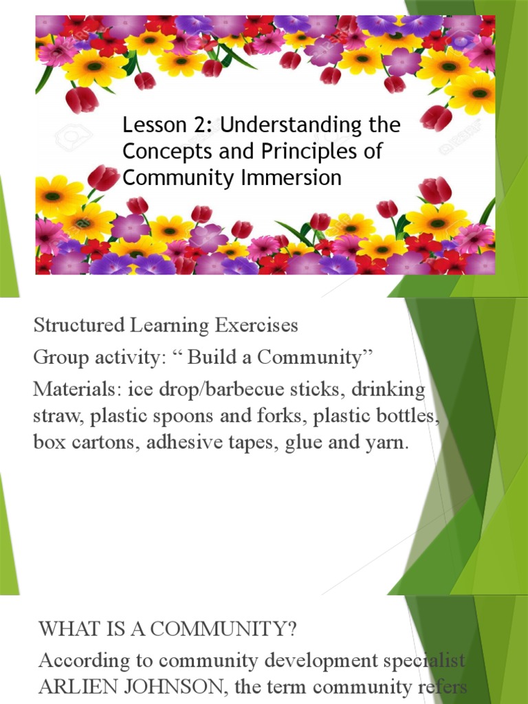 in NSTP 12 - Lesson 2 | PDF | Community | Empowerment