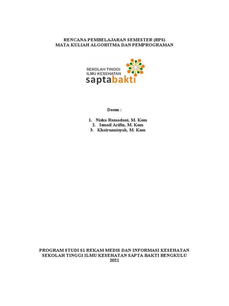RPS Algoritma Pemrograman | PDF