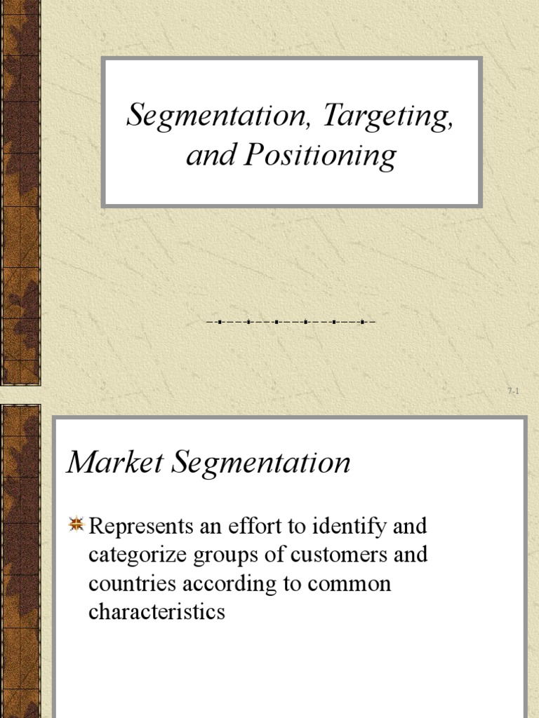 TM 6 - Global STP | PDF | Marketing | Market Segmentation