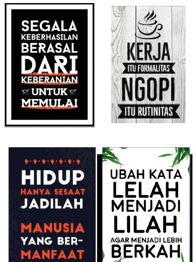 Poster Kata Kata | PDF