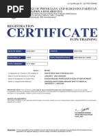 Proforma For Medical Certificate | PDF