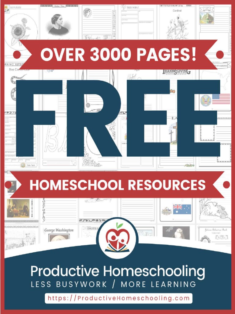 Productive Homeschooling Notebooking Pages Free Sampler PDF | PDF ...